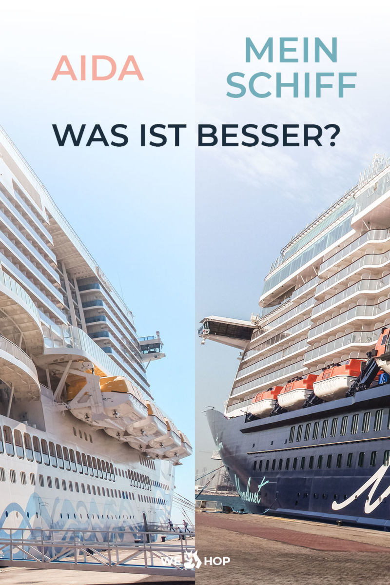 AIDA oder Mein Schiff? Was ist besser? - Der Vergleich