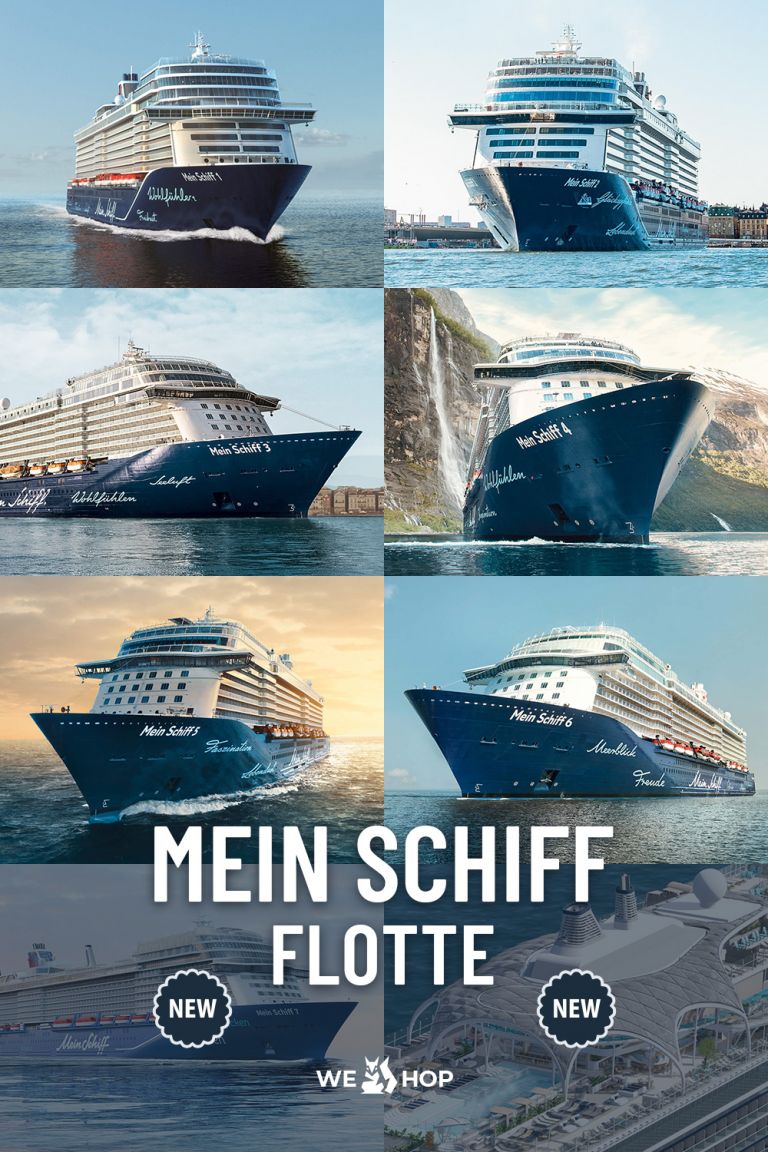Mein Schiff Flotte - Die Wohlfühlschiffe in der Übersicht